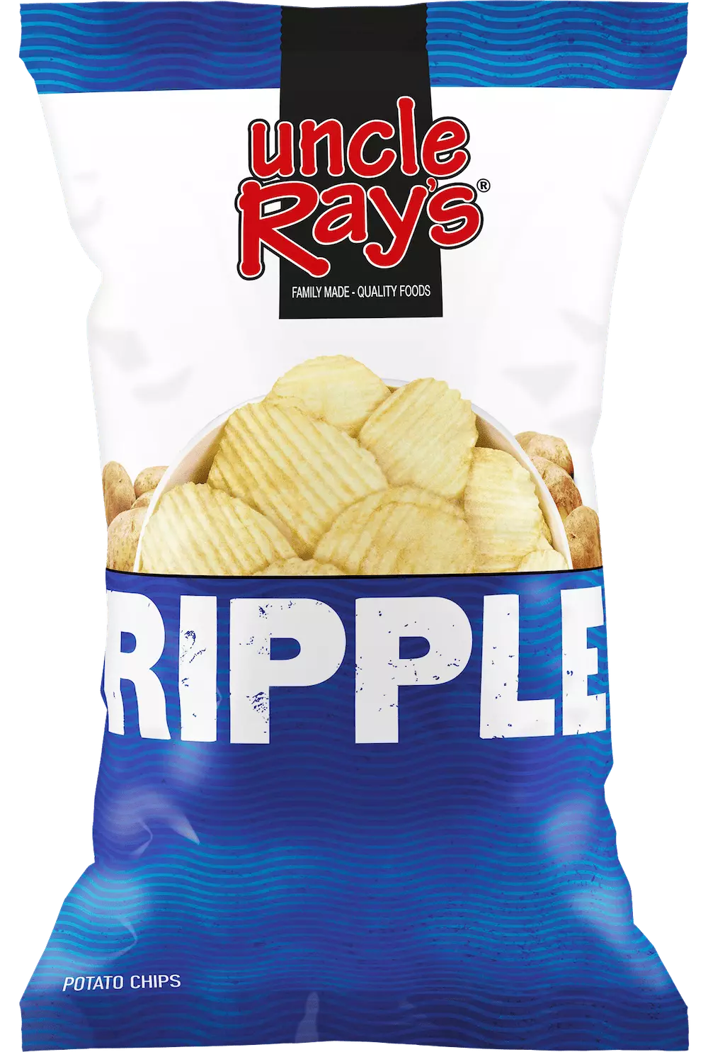 Uncle Ray's Ripple Chips, 8.5 oz (Pack of 9) - Walmart.com