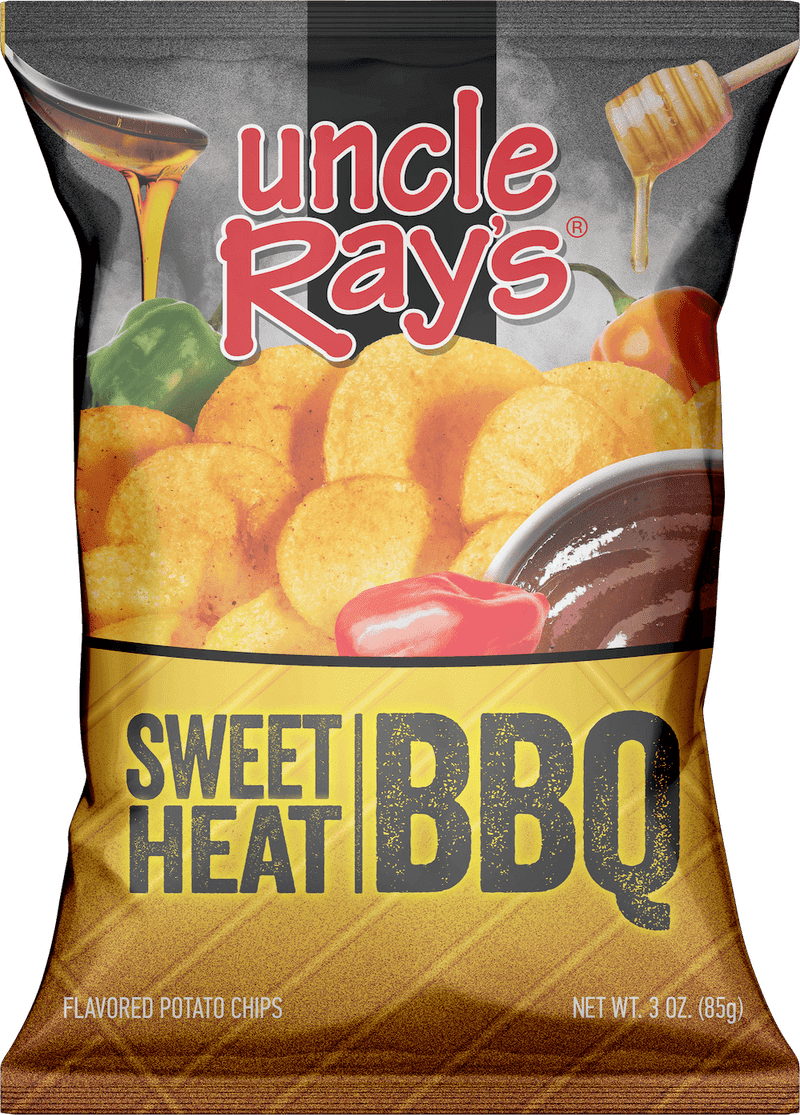 Uncle Ray's Sweet Heat BBQ Potato Chips, 2.29 oz (Pack of 12) - Walmart.com
