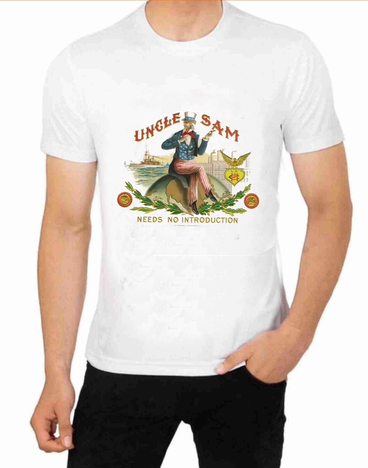 Uncle Sam Cigar Label Art T shirt Vintage late 1890s Cigar Box Labels ...