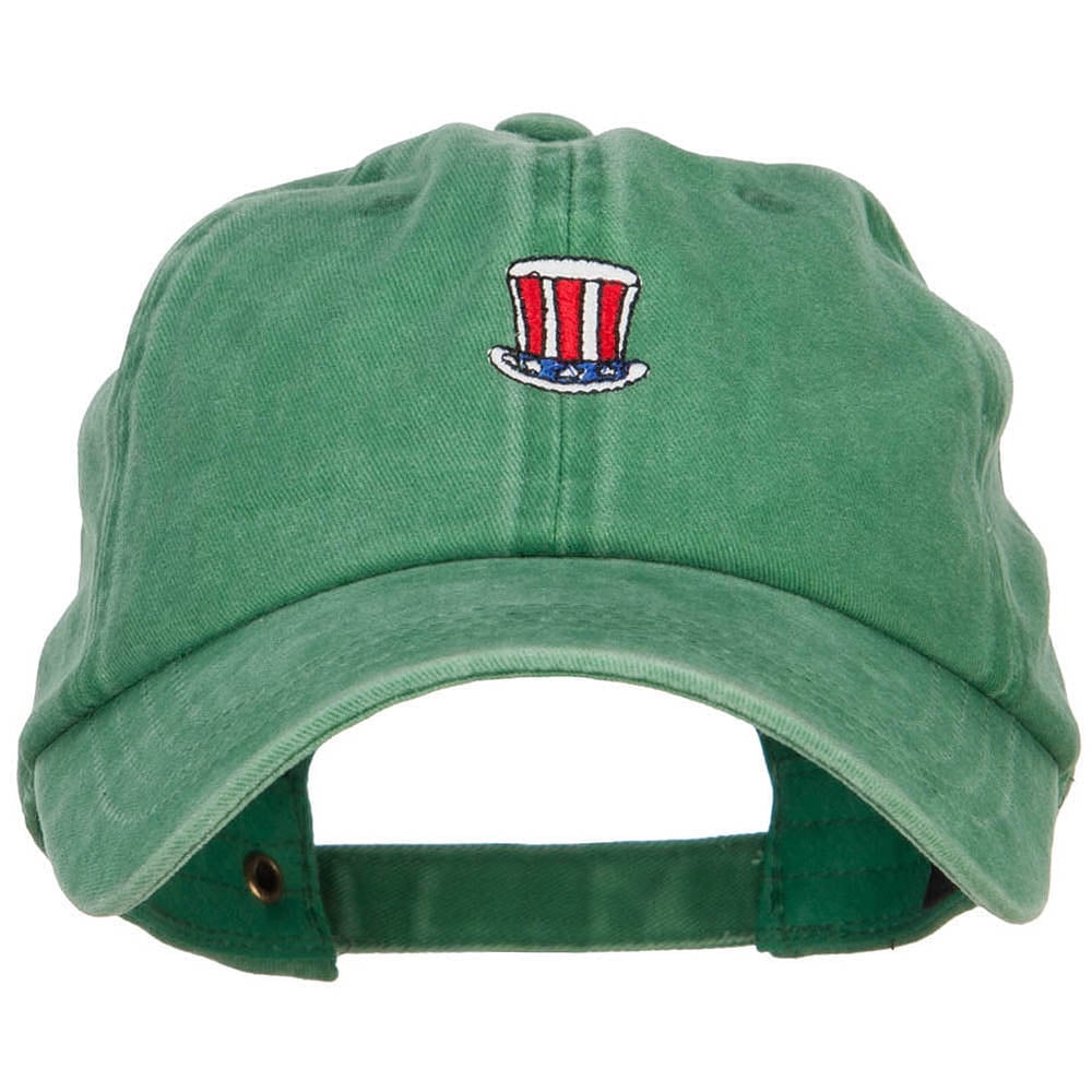 Uncle Sam Embroidered Unstructured Cap - Kelly Green OSFM - Walmart.com
