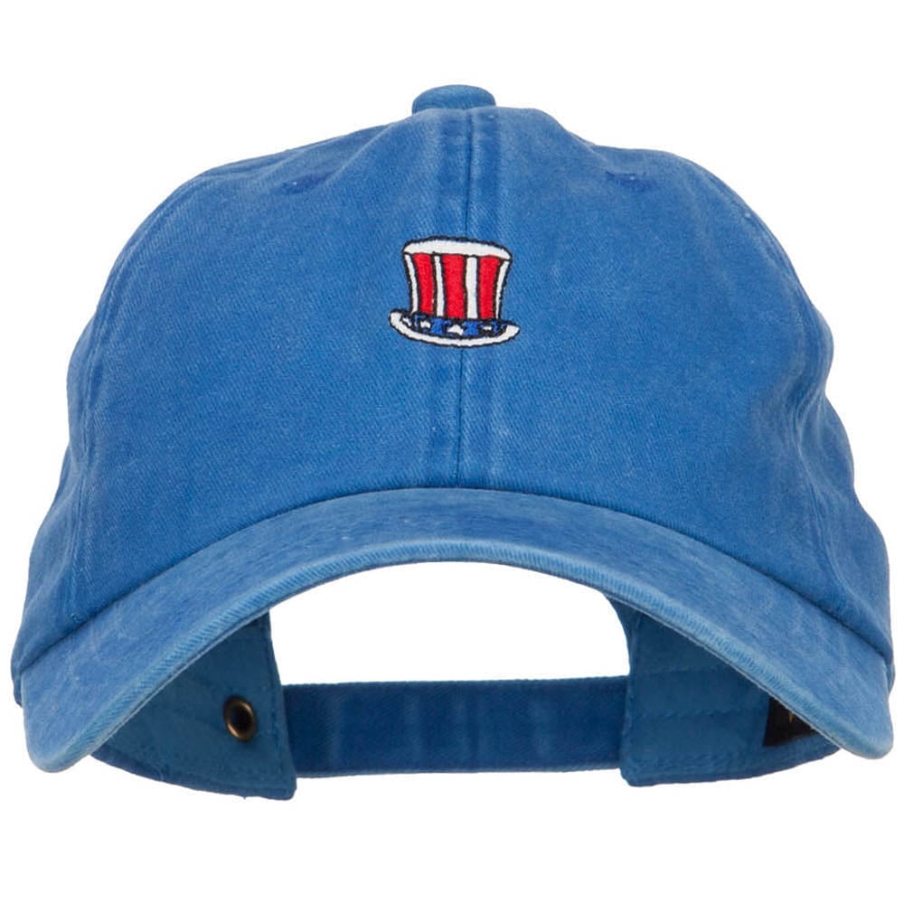 Uncle Sam Embroidered Unstructured Cap - Royal OSFM - Walmart.com