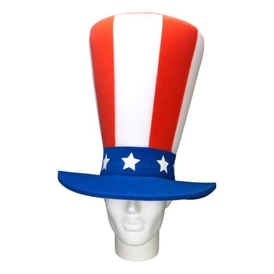 4th of July Uncle Sam Foam Party Hat - Walmart.com