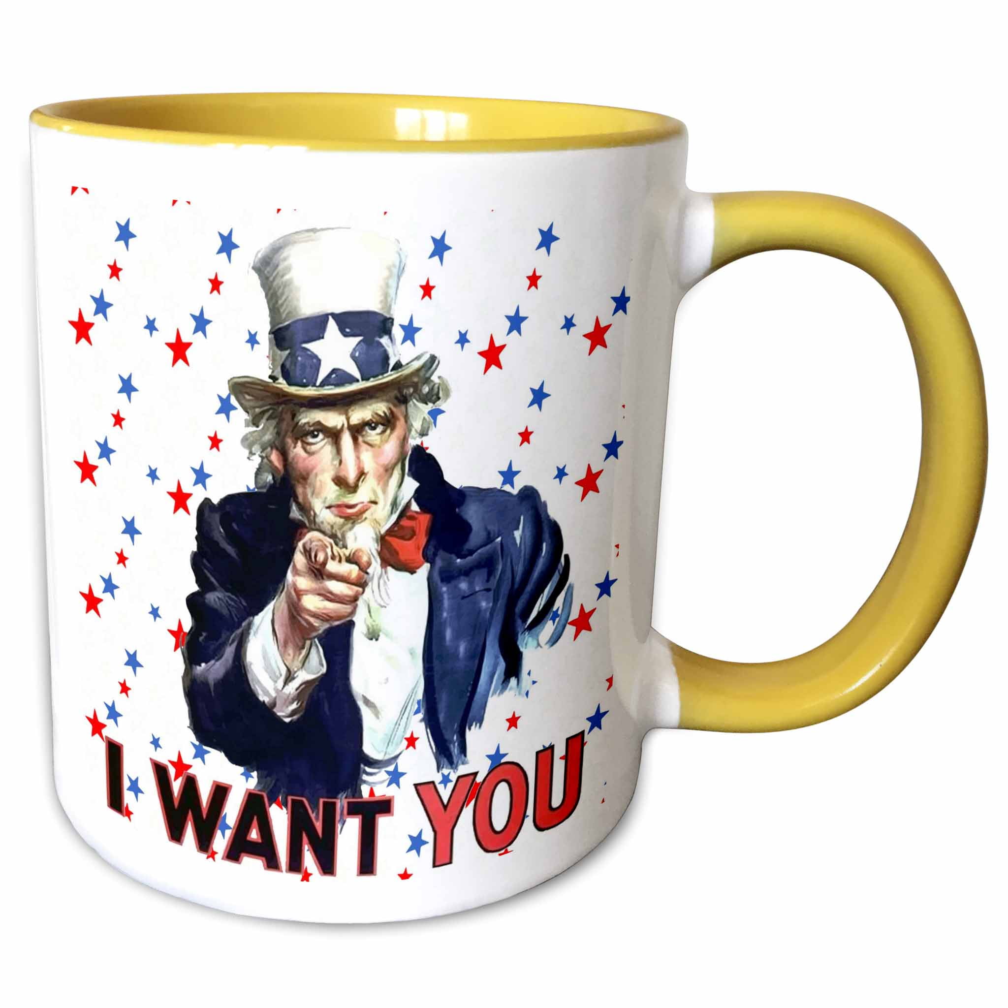 3drose, Uncle Sam I Want You with Patriotic Star Pattern Background ...