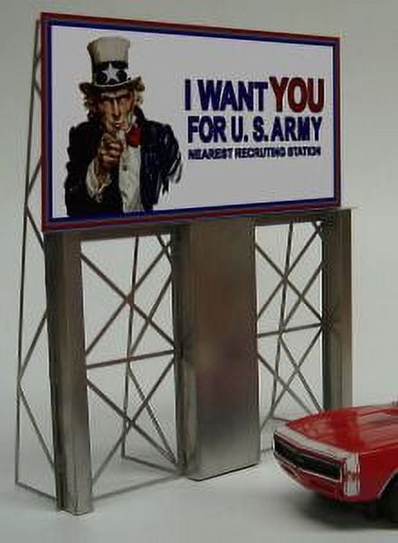Uncle Sam Roadside Billboard Sign (HO/O) - Walmart.com