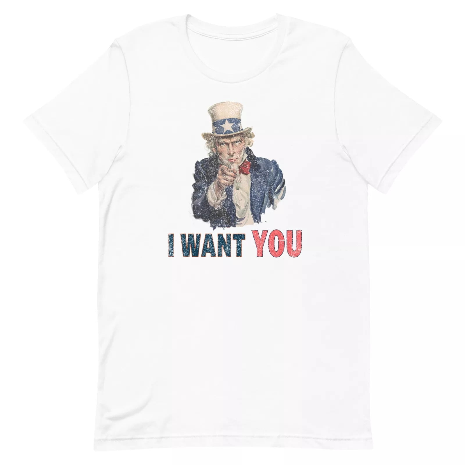 Uncle Sam - Want You Patriotic 4th of July USA Tee - Walmart.com