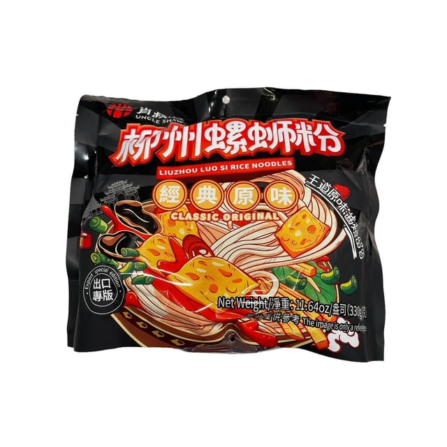 Uncle Shaw Classic Liuzhou Luo Si Fen Snail Rice Noodles, 11.64oz ...