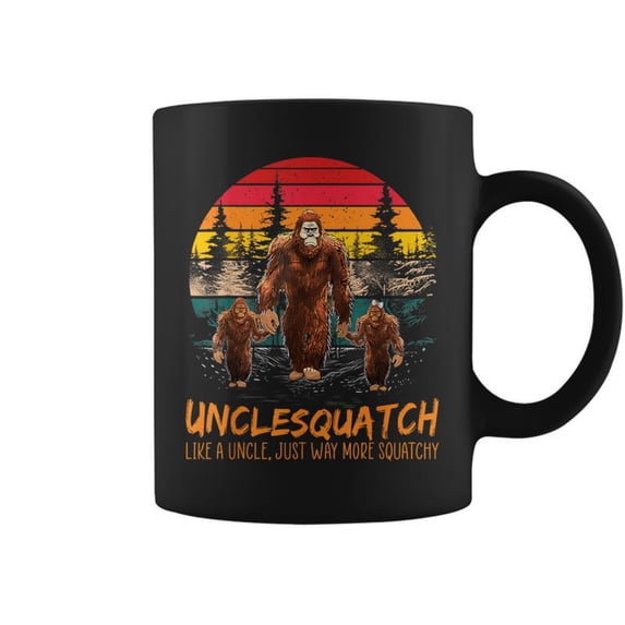 Uncle Squatch Like A Grandpa Just Way More Squatchy Retro Coffee Mugs ...