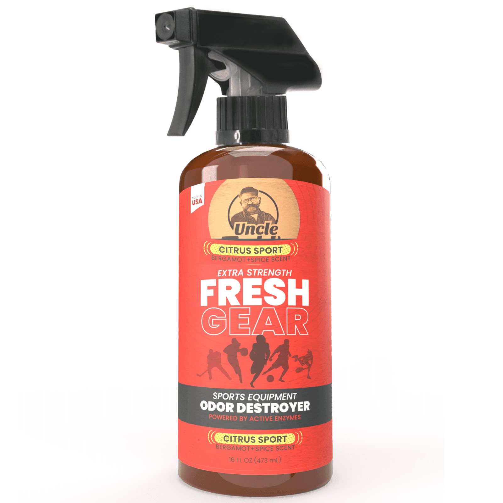 Uncle Todd's Fresh Gear Sports Equipment Odor Eliminator Spray, 16 fl ...