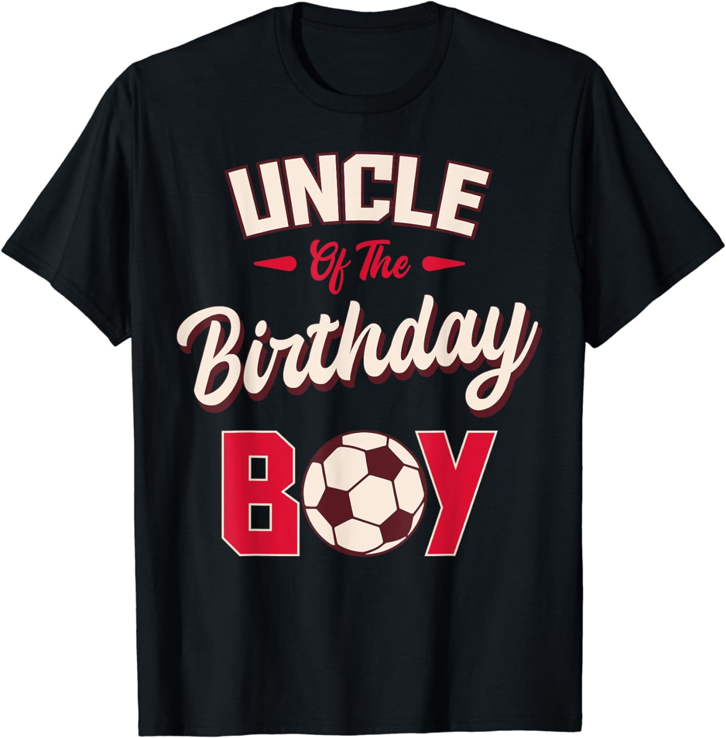 Uncle of the Birthday Boy Soccer Player Bday Party T-Shirt - Walmart.com
