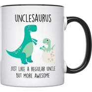 Bearded Funcle Best Funny Uncle Ever 11oz White Ceramic Coffee Cup ...