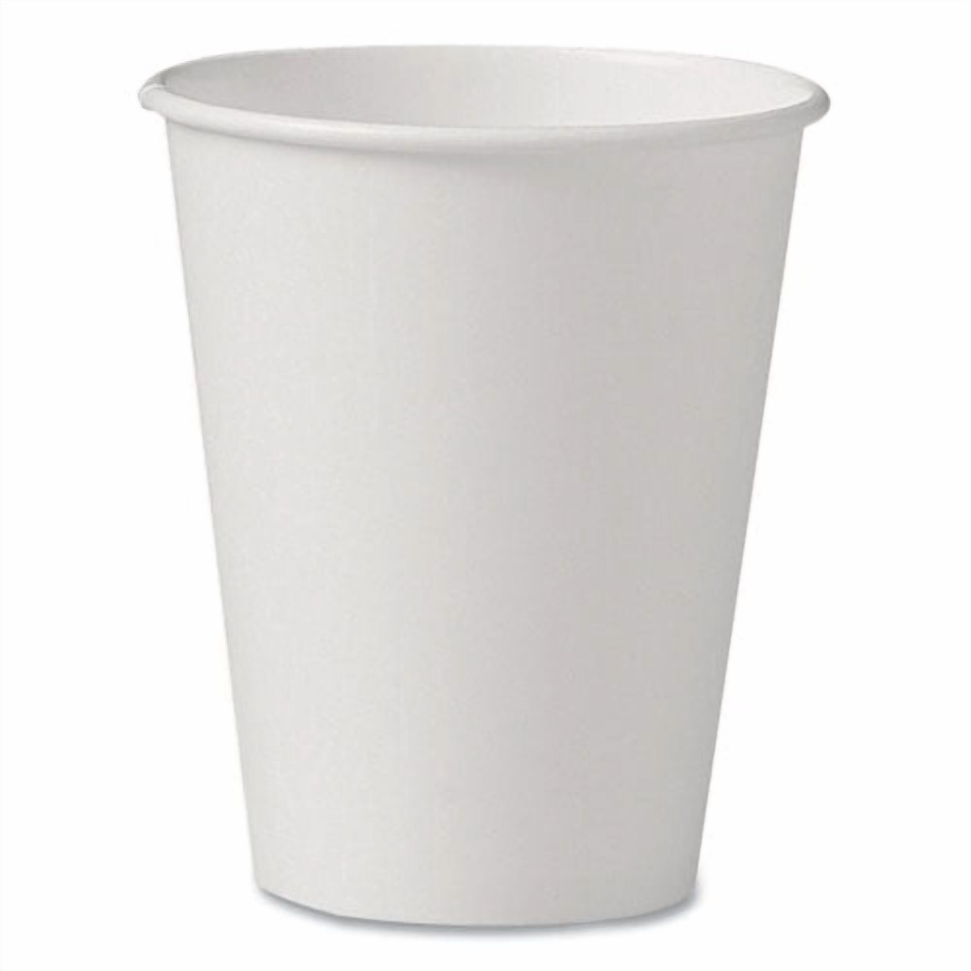 Uncoated Paper Cups, Hot Drink, 8 Oz, White, 1,000/carton | Bundle of 2 ...