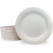 AJM Heavyweight Grease-Resistant Microwave-Safe Disposable Paper Plates ...