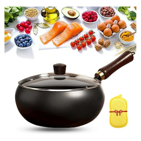 Uncoated Thick Iron Pot, Suntuup Japanese Iron Pan, Uncoating Cast iron ...