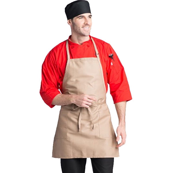 Uncommon Thread Unisex 2-Patch-Pocket Bib Apron - 3016 - Walmart.com