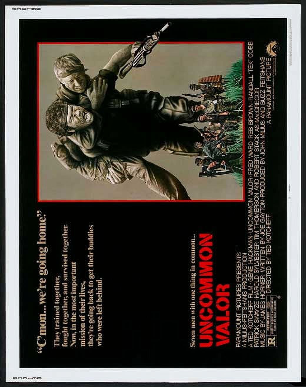 Uncommon Valor - movie POSTER (Style A) (11" x 14") (1983) - Walmart.com