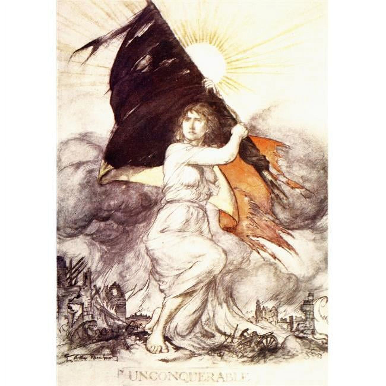 Unconquerable An Heroic Woman Carries Forward the Tattered Flag of ...