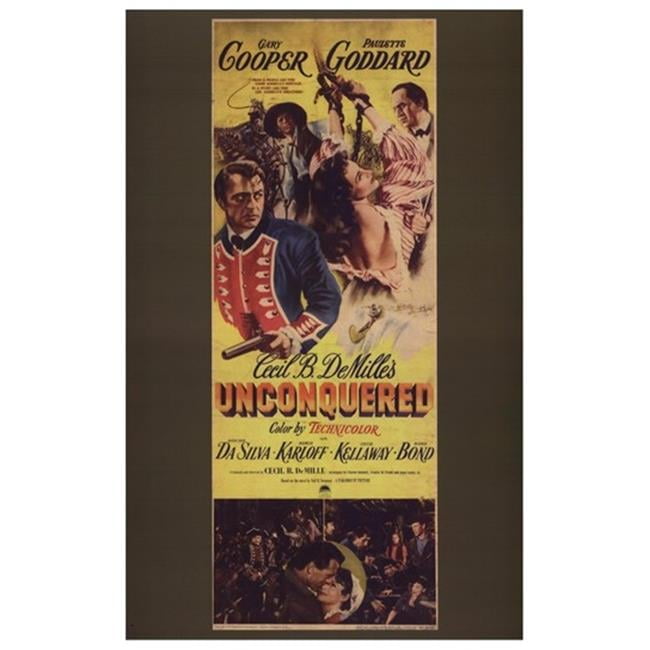 Unconquered Movie Poster - 11 x 17 in. - Walmart.com