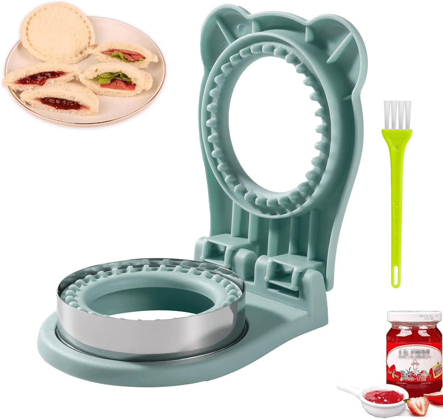 Uncrustable Sandwich Maker,Sandwiches Pocket Circle Shape 3.7Inch ...