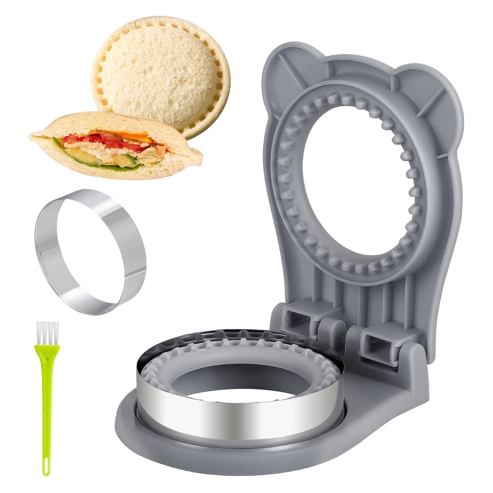CHICHAUS Uncrustable Sandwich Maker, 3.7Inch Circle Cutter and Sealer ...