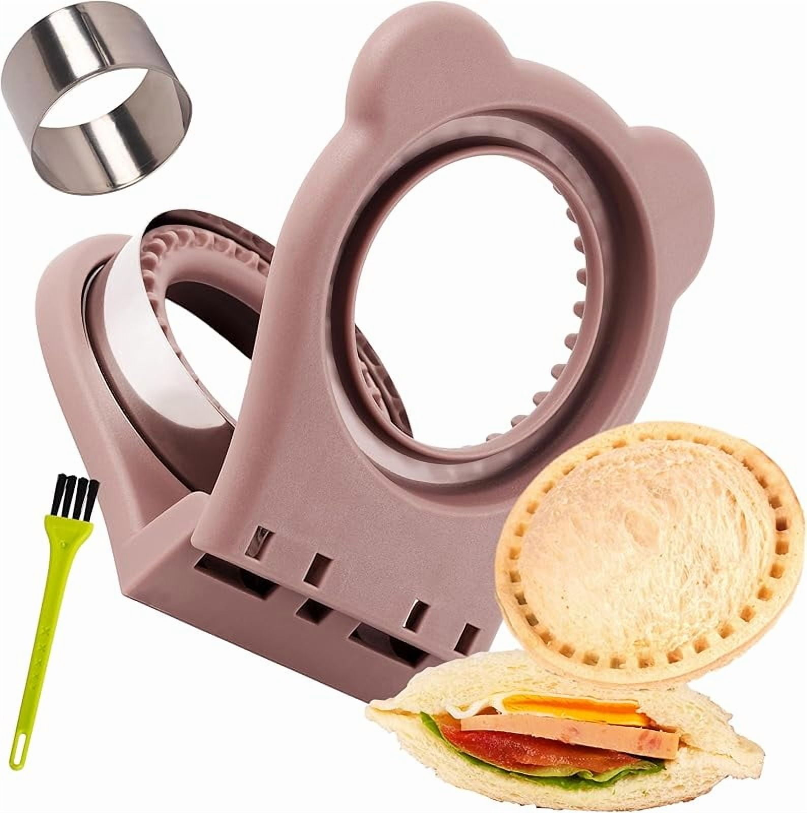 Uncrustables Sandwich Maker Sealer Cutter, Crustless Sandwich Cutter ...