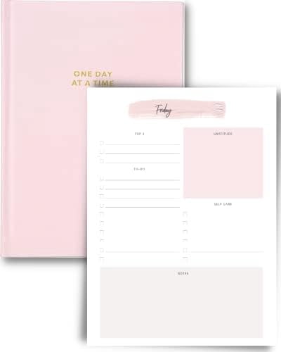 Undated Daily Planner – Productivity Planner Notebook with Goal Setting ...