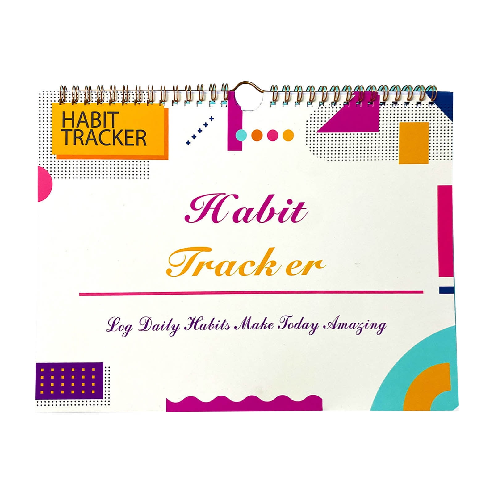 Undated English Habit Self-Discipline Punch Card Planner - Walmart.com