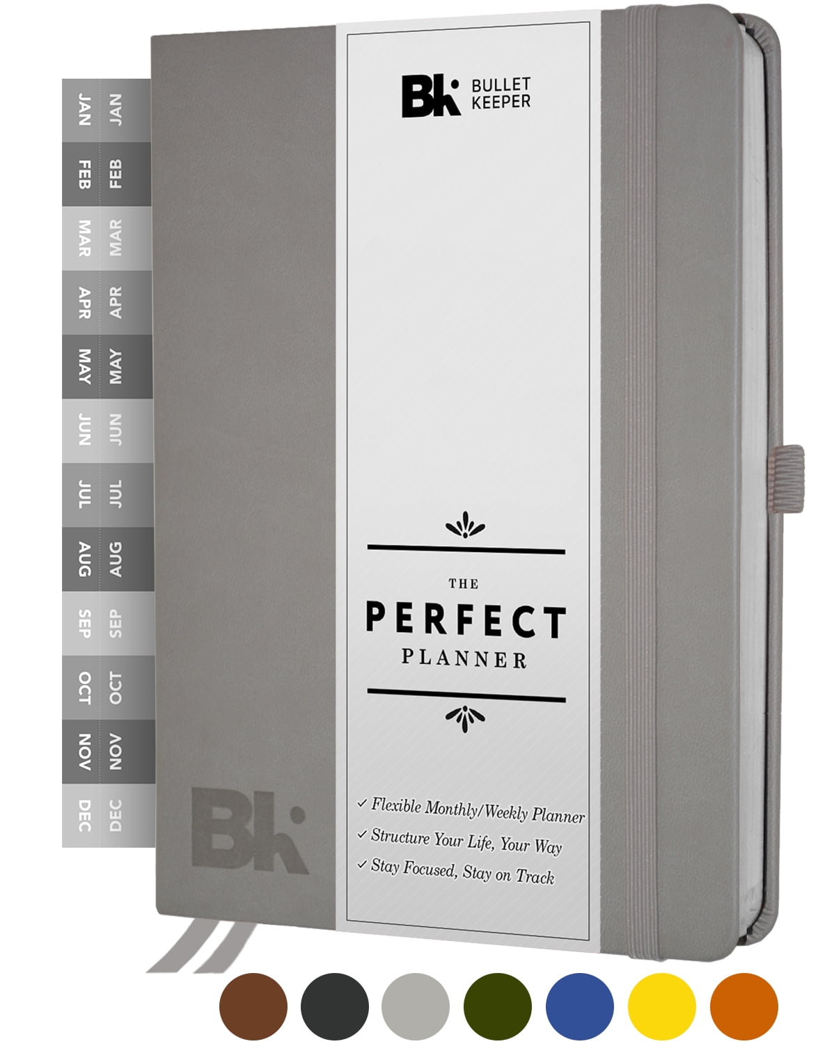 Undated Planner Daily Weekly Monthly Non-Dated Organizer- 12 Month ...