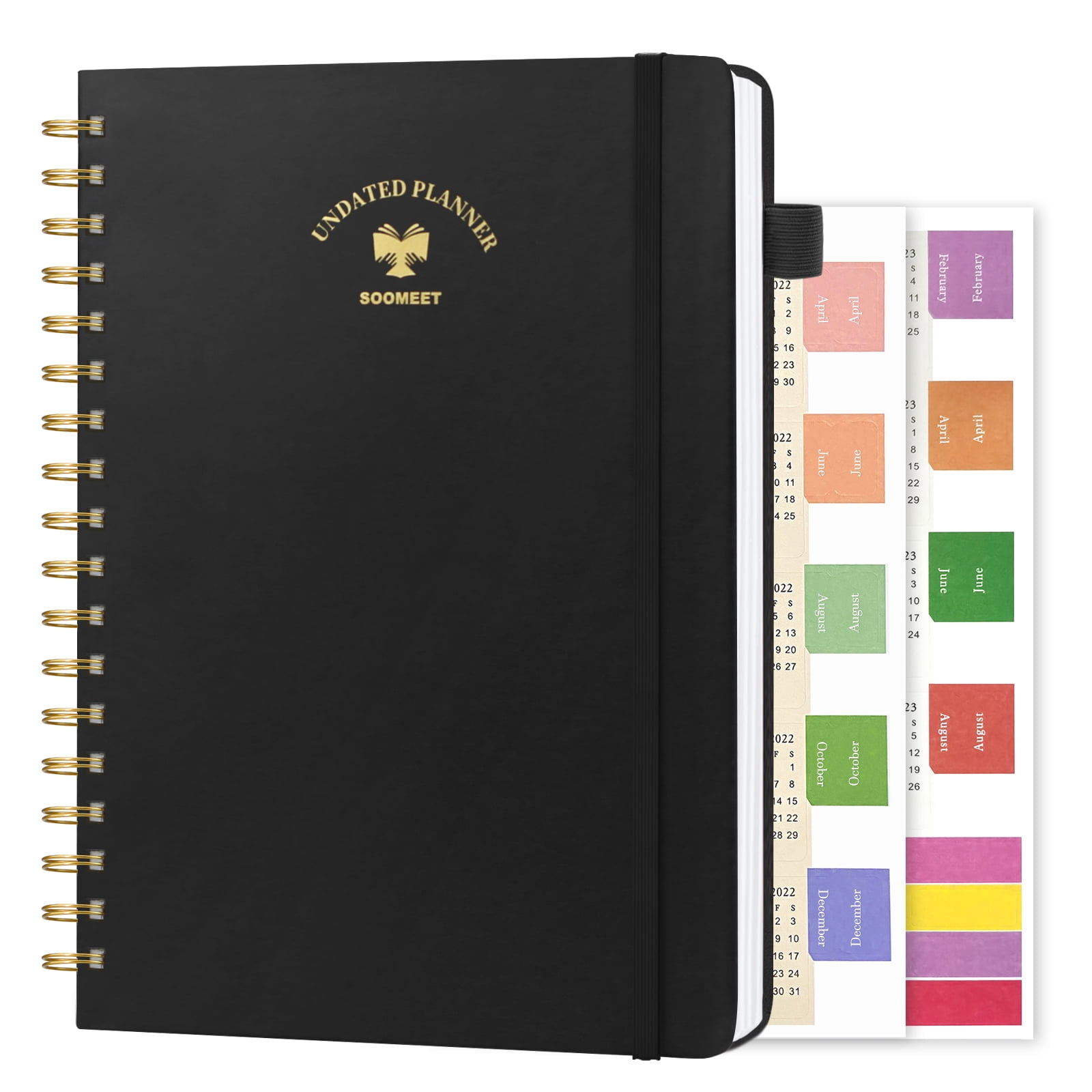 Undated Planner - Daily/Weekly/Monthly Notebook for Work with Action ...
