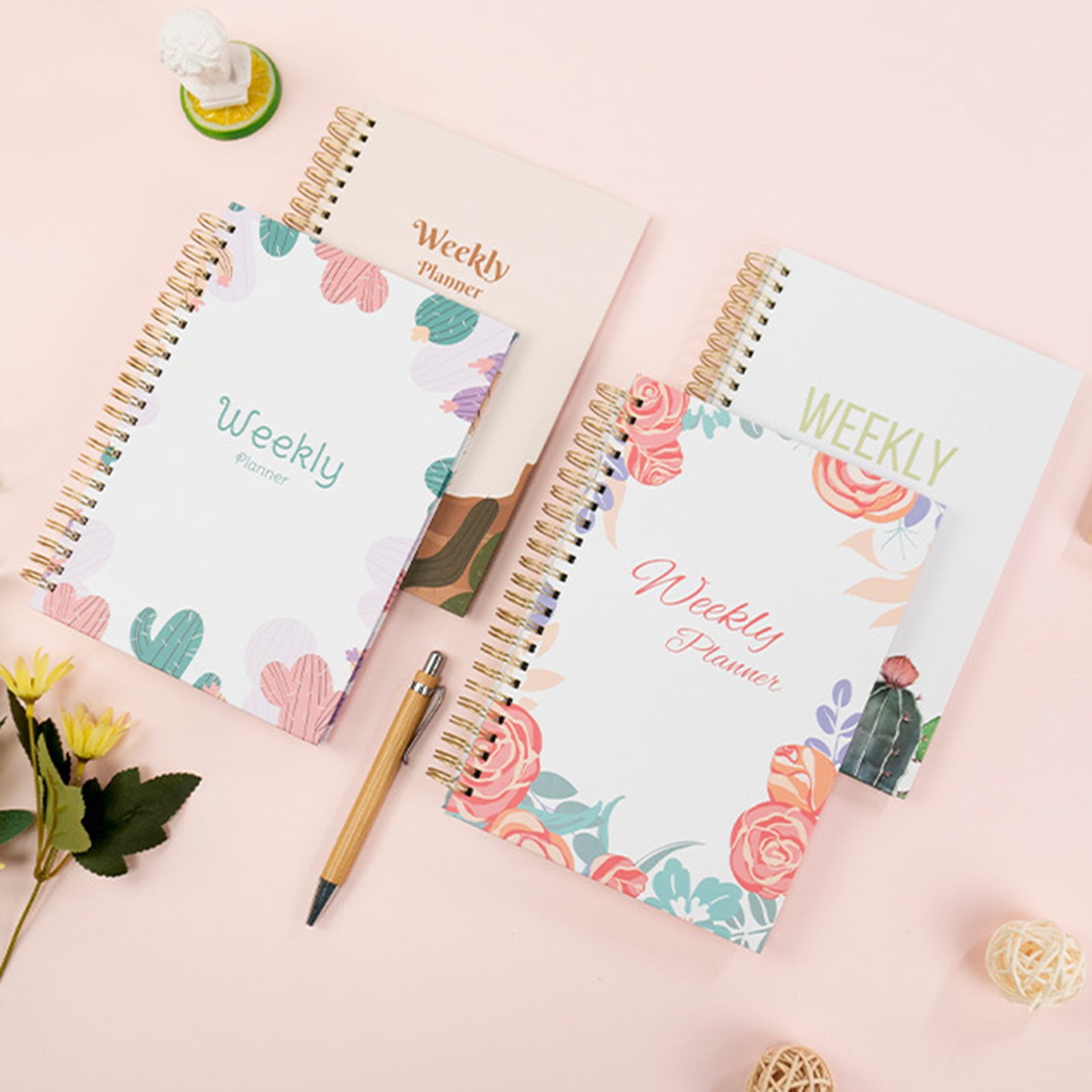 Undated Weekly Planner, A5 To Do List Notebook, Weekly Goals Planner ...