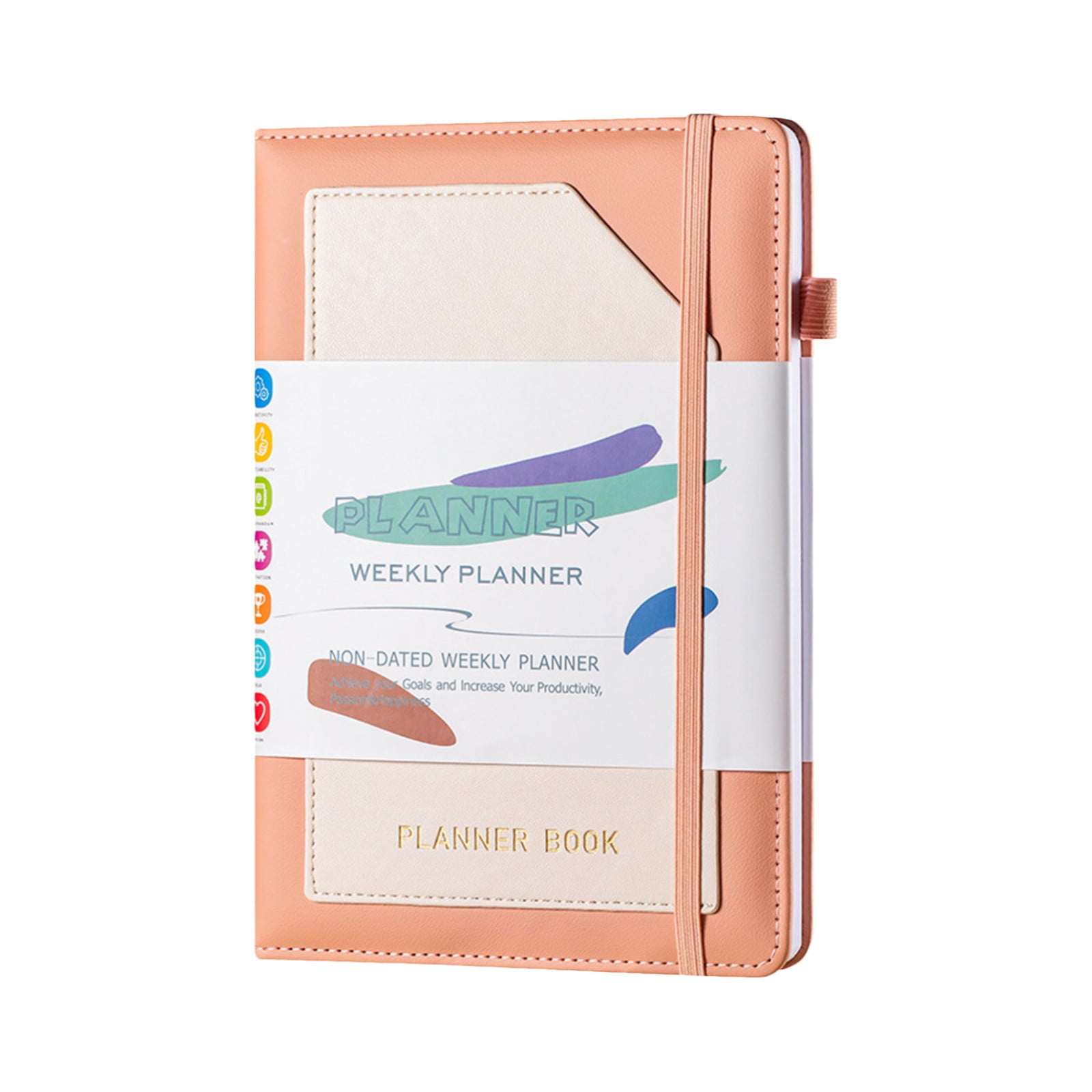 Undated Weekly Planner, A5 Monthly Schedule Book, 6x8 25 Size with ...