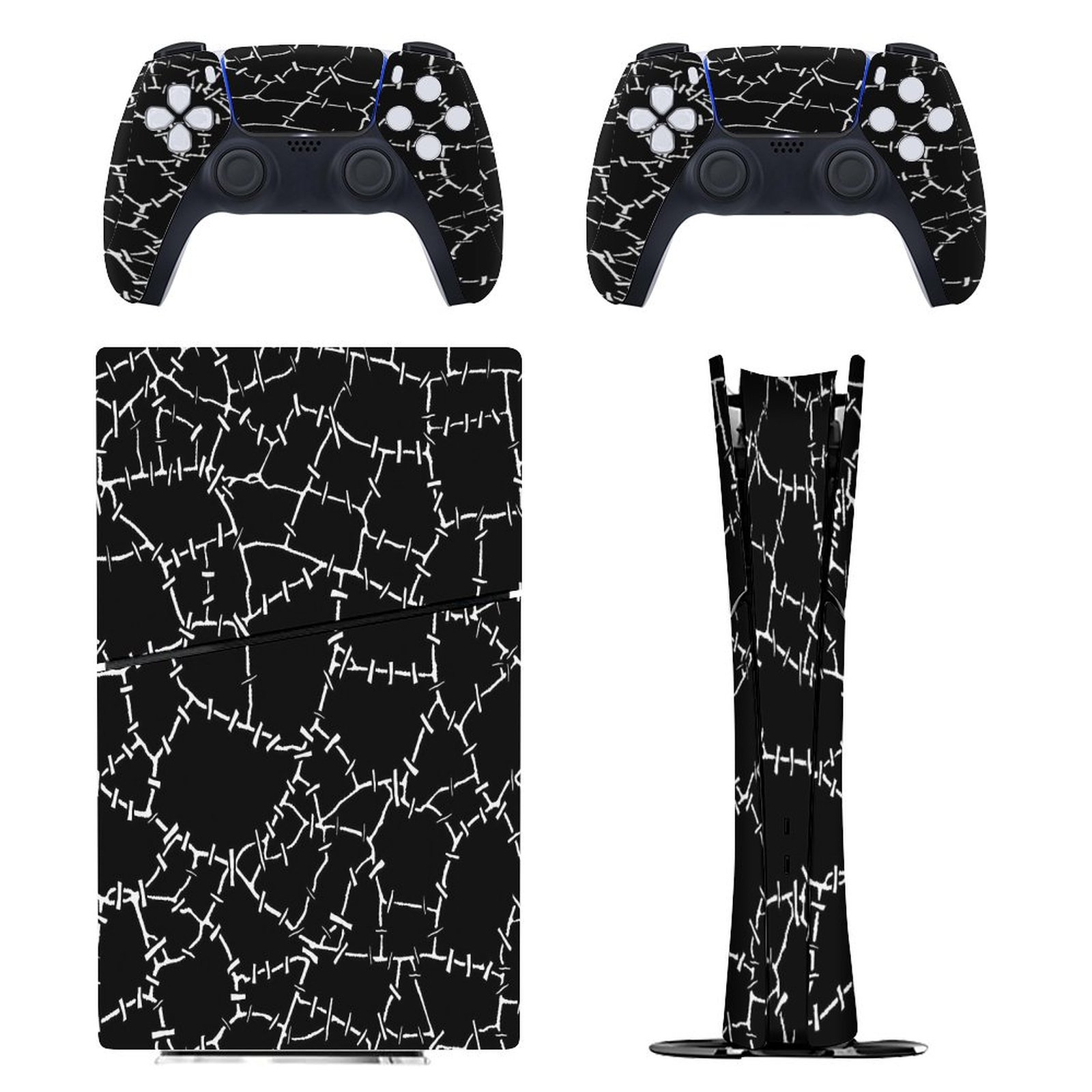 Undead Zombie Stitch Voodoo Halloween Pattern PS5/PS5 Pro/PS5 Slim ...