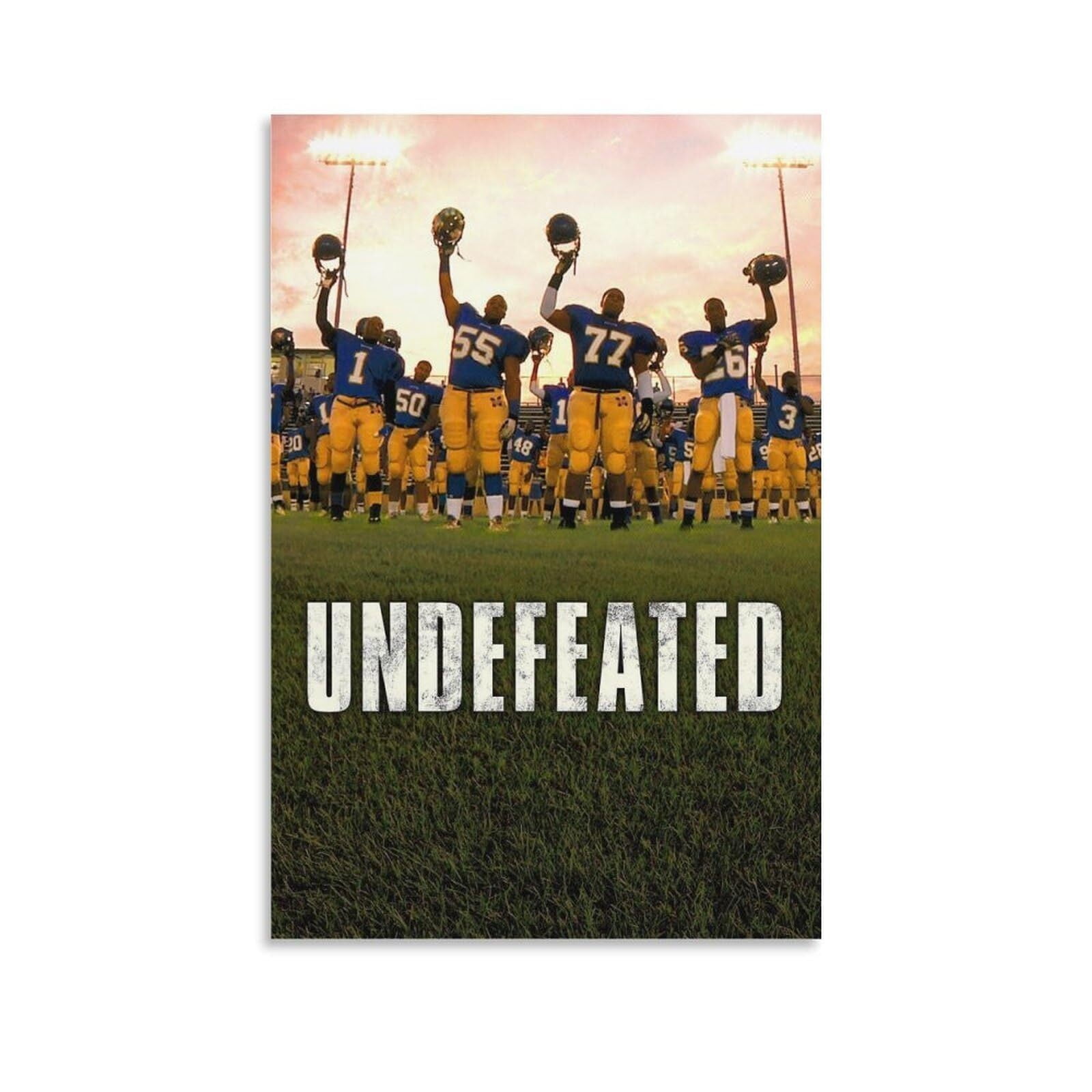 Undefeated Movie Poster Picture Print Wall Art Poster Painting Canvas ...