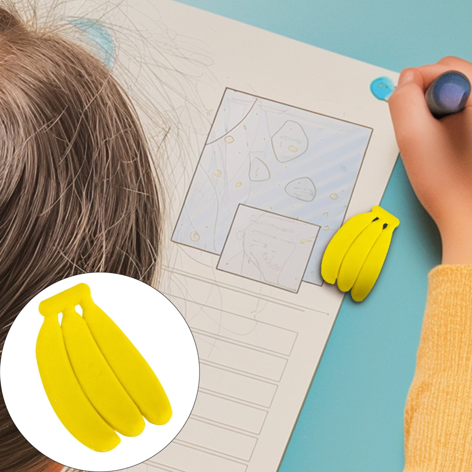 Under $1 Cartoon Erasers, Fruit-Shaped Erasers - Mini Rubber Erasers ...