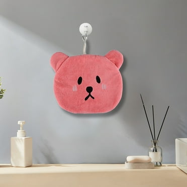 Teissuly 1Pack Cute Rabbit Hand Towels,Hand Towels with Hanging Loop ...