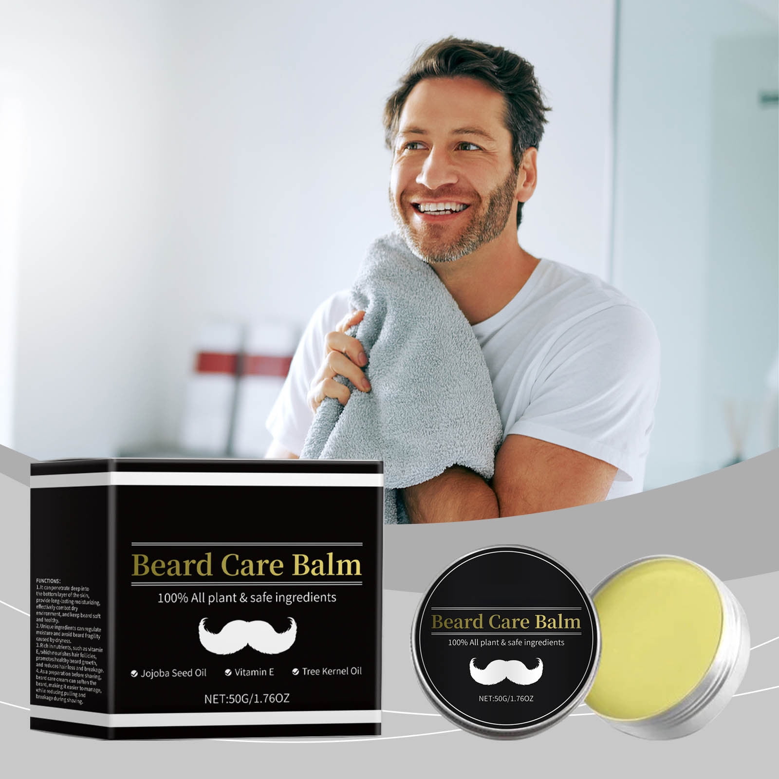 Under 10, Beard Styling Cream, Men's Moisturizing Wax, Shaving Gel ...