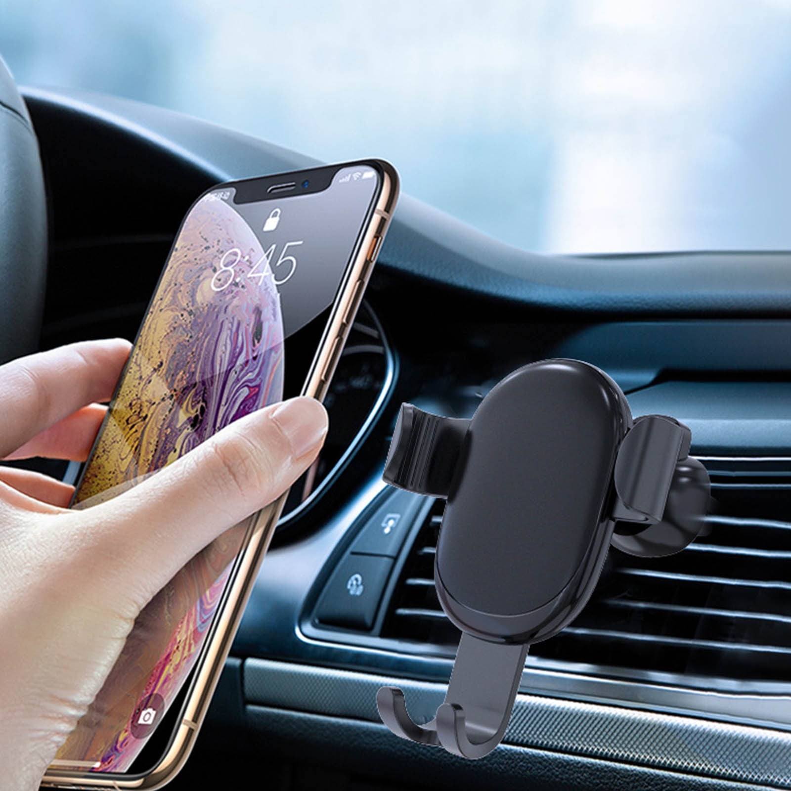 Under 10, Car Outlet Phone Mount, Dashboard Bracket with Multi-Angle ...