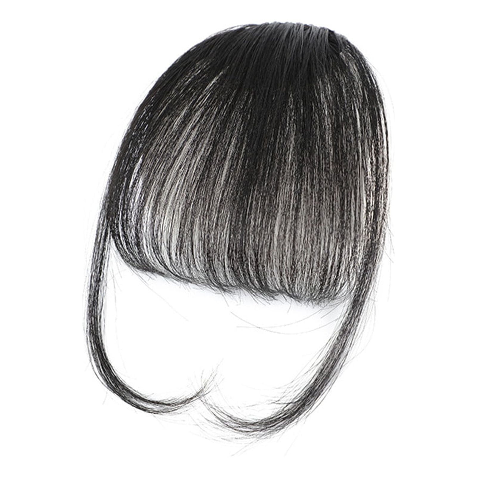 Under 10,Clip-in Bangs Human Hair Natural Fringe for Women Easy to ...
