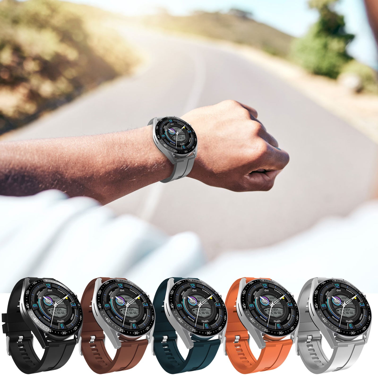 Under 10,Large Screen Smartwatch With 1.52-inch Full Screen Bluetooth ...