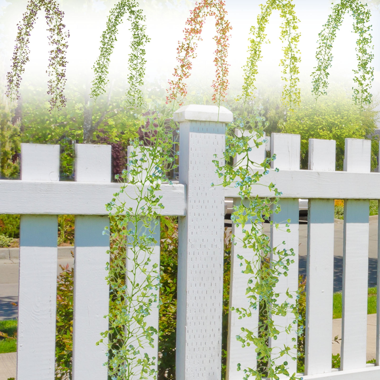 Under 10, Rattan Aquascape Greenery, Simulation Green Vines for Indoor ...