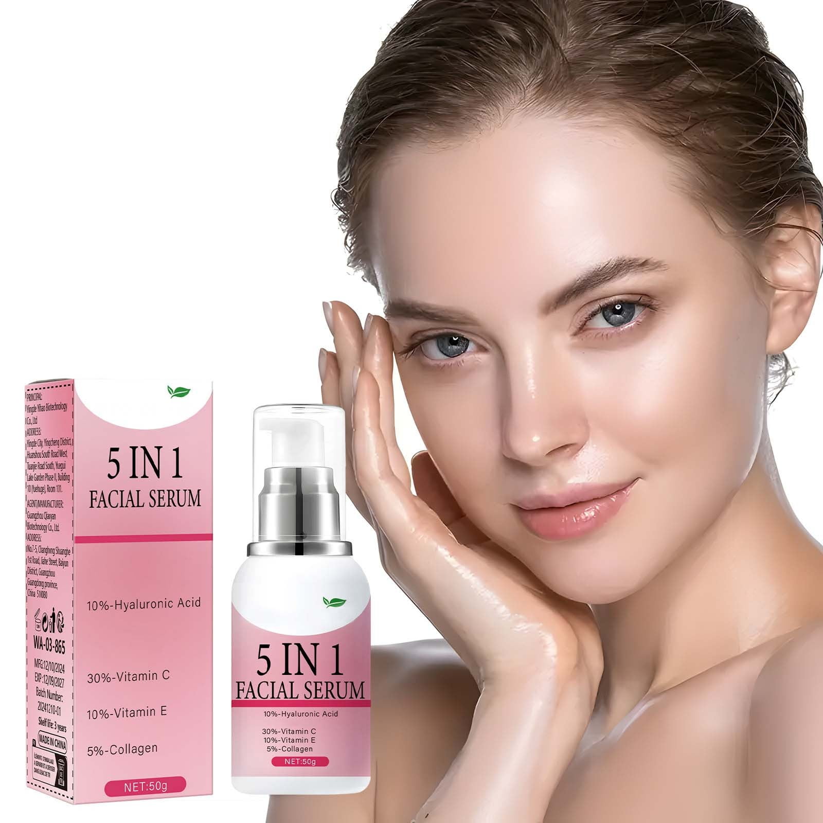 Under 10, Revitalizing All-Day/Night Serum, Deep Hydration & Firming, Gentle Repair for Radiant ...