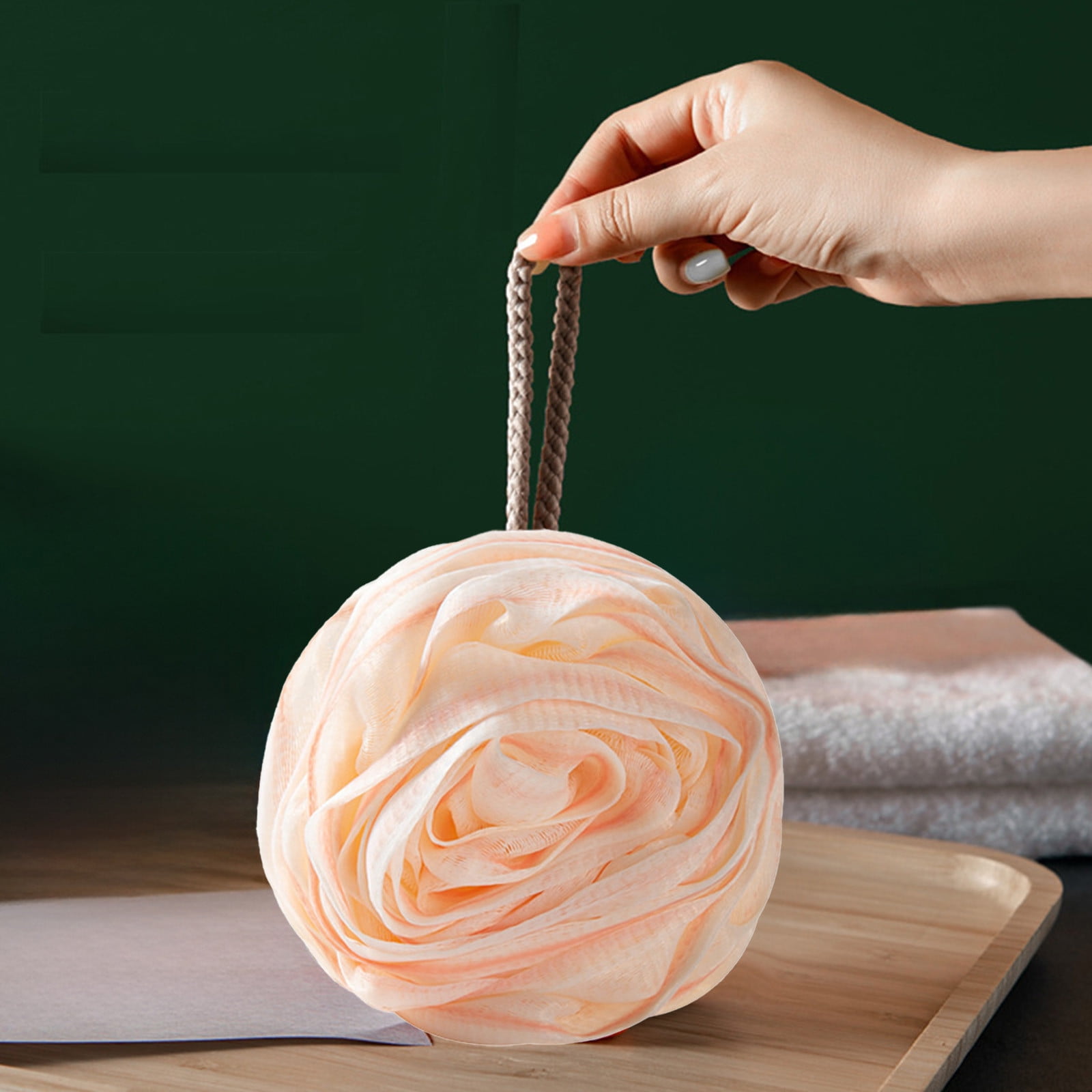 Under 10, Rose Petal Bath Bomb, Gentle Bubble Bath, Soft & Large, Easy ...