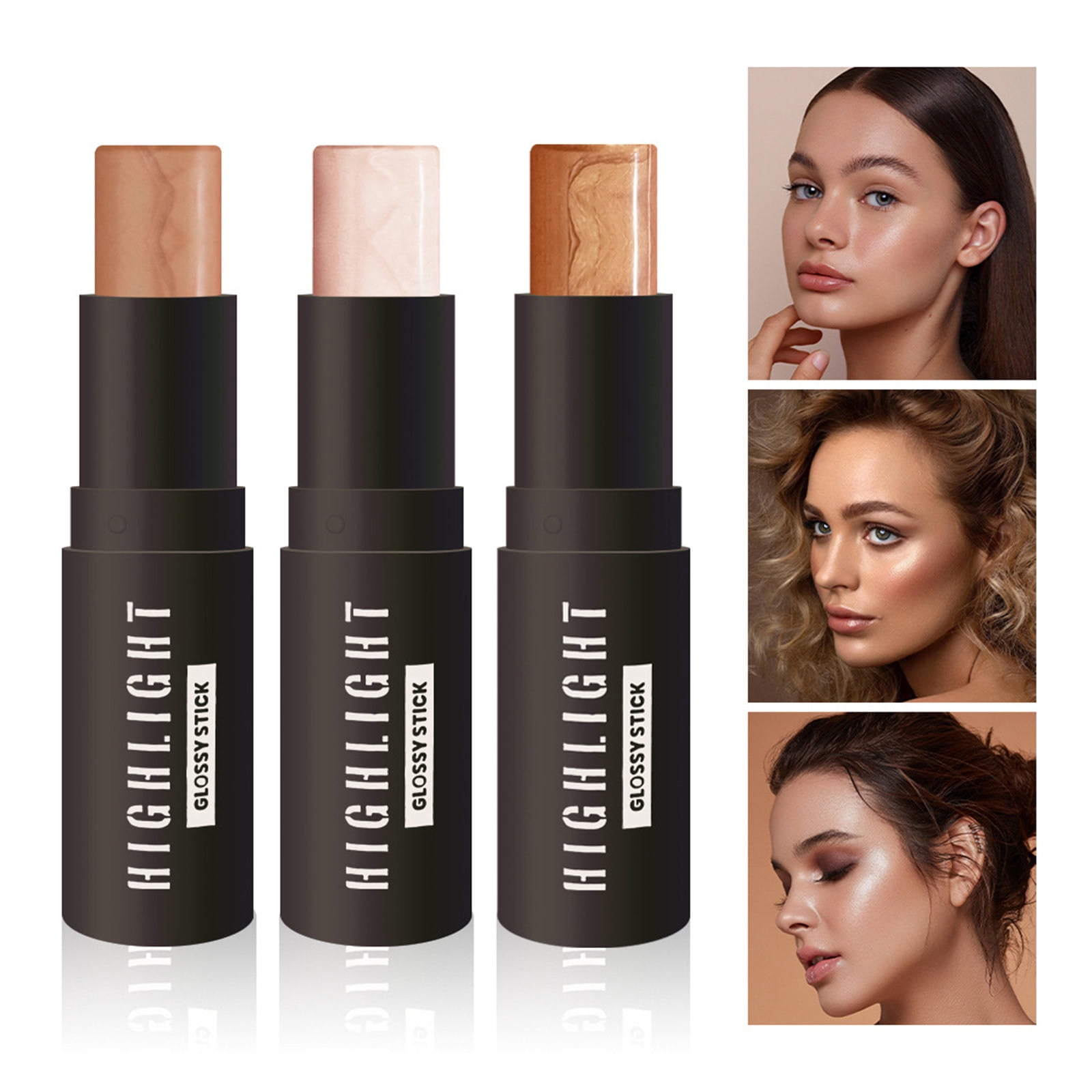 Under 10,Rotating Highlight Stick,Brightening Cream for Modifying Skin ...