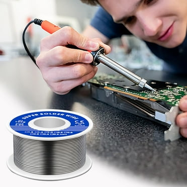 Studio Pro Stained Glass Solder, 1/8 in Wire Dia, 60% Tin/40% Lead ...