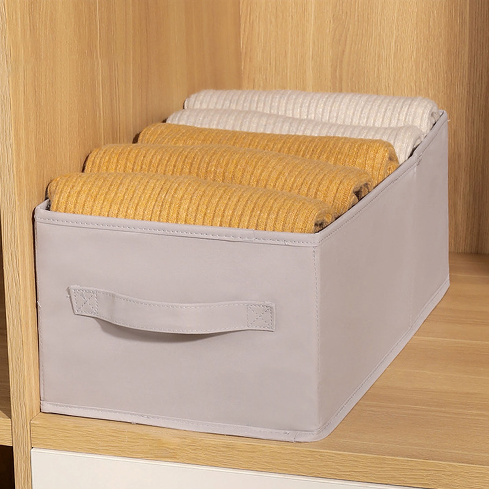 Under $10 Storage Bins, Hwkond Wardrobe Clothes Storage Box Clothes ...