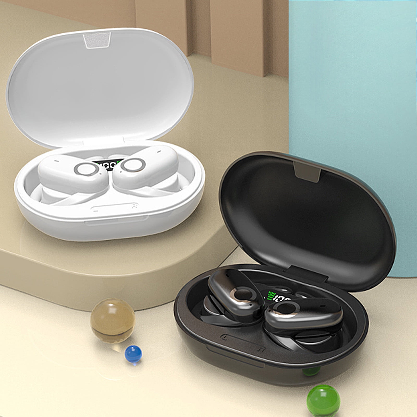 Under 10, Wireless Bluetooth Earphones with Bone Conduction,Semi ...