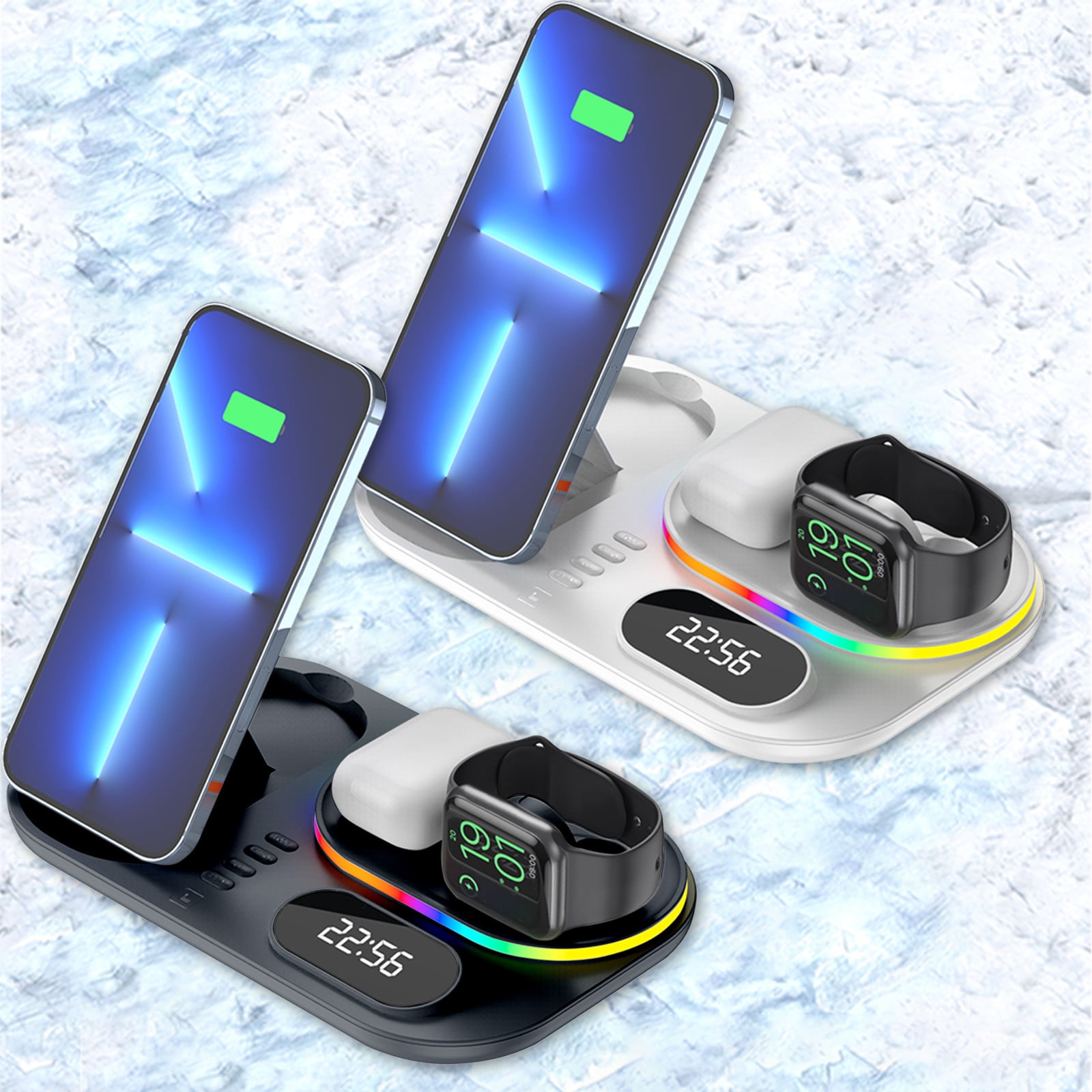 Under 10, Wireless Charging Station: 4-in-1 Stand with Breathing ...