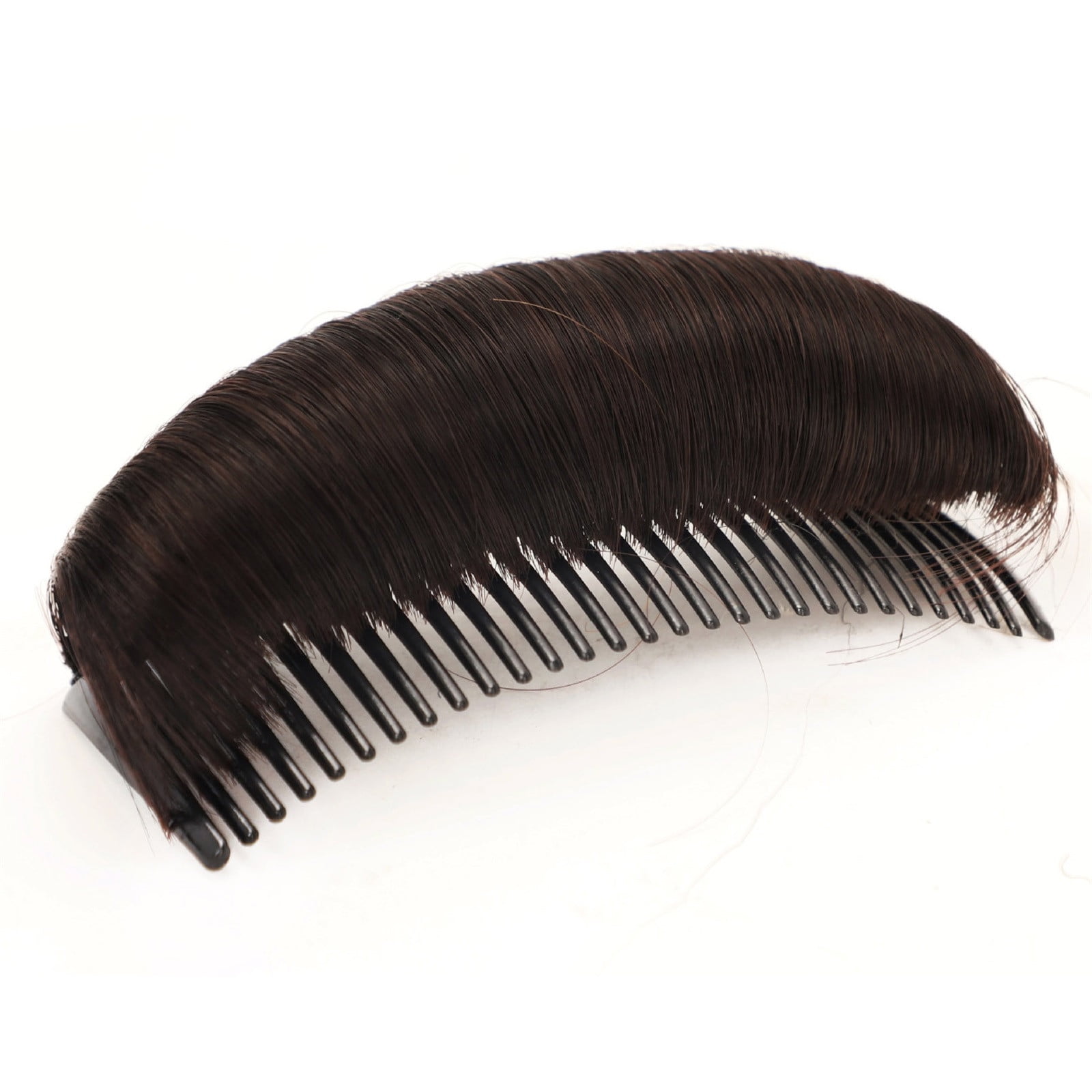 Under 25,Invisible Hair Pad Clip for Voluminous Buns,Natural Black Hair ...