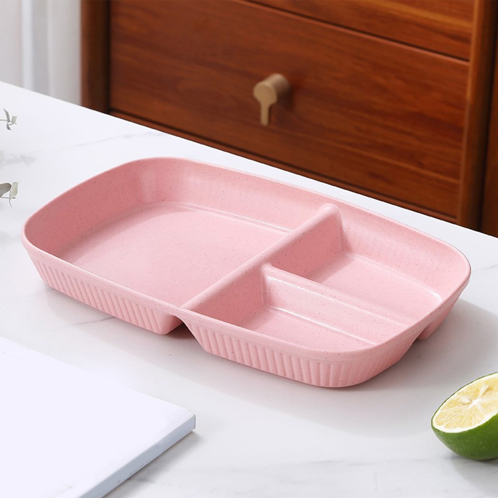Under 25, Vsgery Rectangular Compartment Tray, 3-Compartment Dinner ...