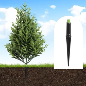 ENVEN 2ft Pre-Lit Norfolk Pine Artificial Green Christmas Tree 24" Real ...