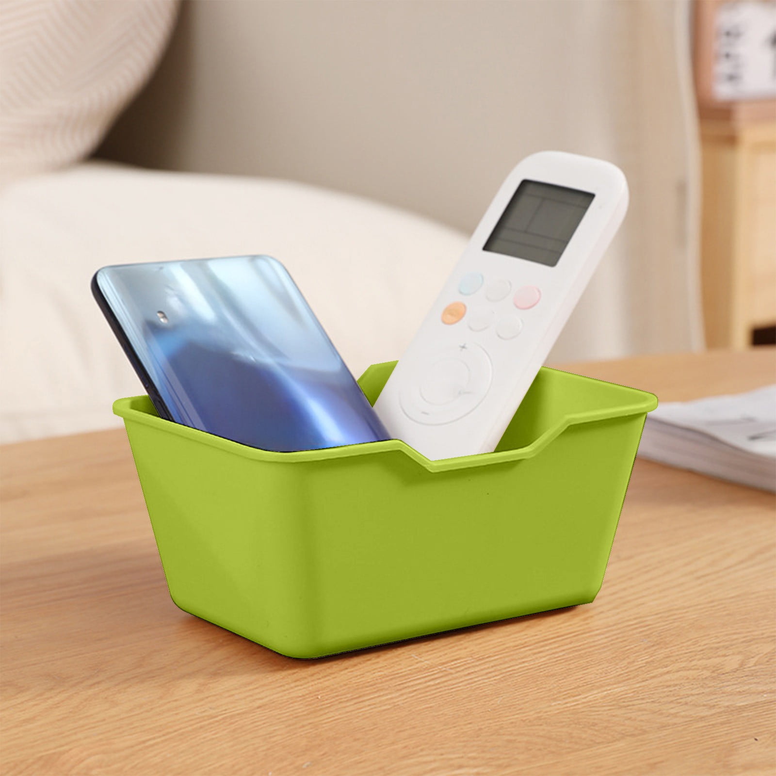 Under $5 Remote Control Holders Desk Organizer for Bedside Table Office ...